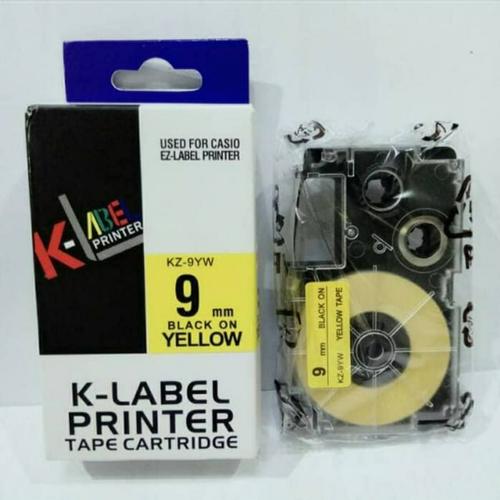Jual Label K-LABEL Printer 9 mm Compatible Casio EZ Label Tape Printer ...