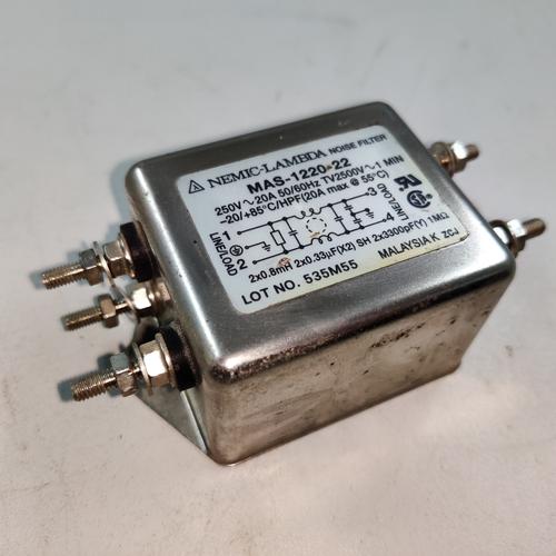 Jual NEMIC LAMBDA MAS-1220-22 Noise Filter EMI Filter 250V 20A - Kota Batam - Toko Listrik Batam ...