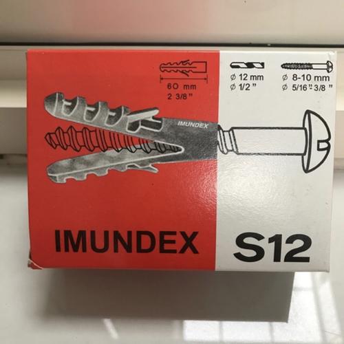 Jual Fisher IMUNDEX S12 - 25pcs / Fiser S 12 / Viser Lubang Dinding ...