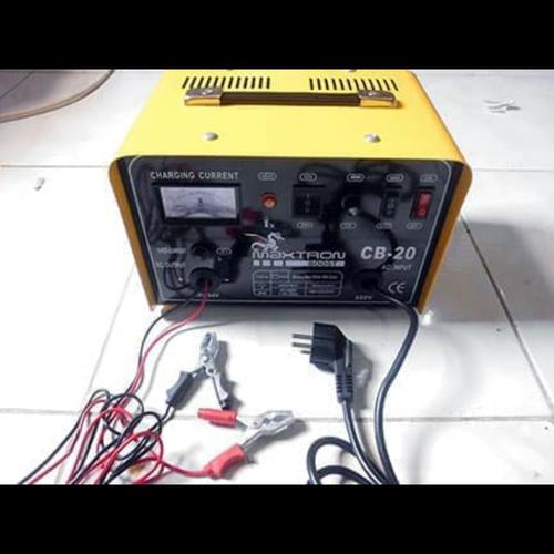 Jual Charger Aki Trafo 20A 12V/24V Battery Charger CB-20 Maxtron Bagus ...