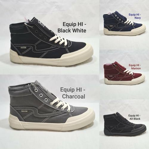 Jual Sepatu Sneakers PATROBAS EQUIP HIGH (Original) - All Black, 42 ...