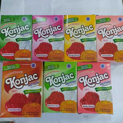 Jual Konjac Jelly Powder rasa buah varian isi 12 sachet - Leci - Kota Malang - Kotalama | Tokopedia