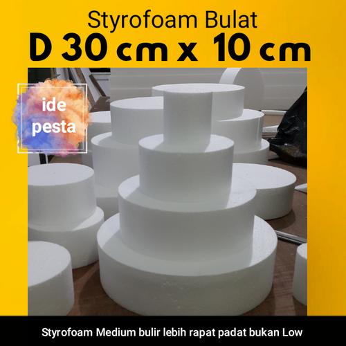 Jual D30x10 cm Styrofoam Gabus bulat Dummy Cake - Kota Tangerang - Ide ...