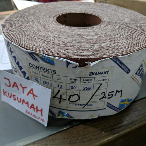 Jual Hamplas Ekamant no 40 kasar Amplas Kayu Besi Rol Swedia - Kota ...