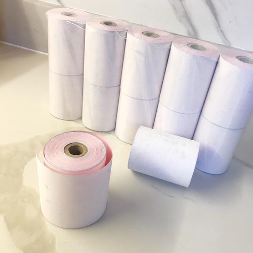 Jual Kertas struk bon printer 2ply rangkap 75x60 cash kasir register ...