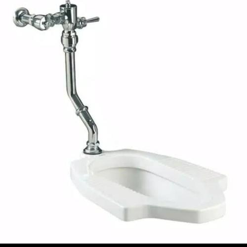 Jual Closet jongkok TOTO CE 9 white /flush valve model toto TV 150 ...