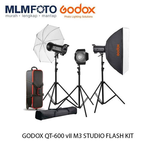 Jual PAKET GODOX QT-600 ver II M3 KIT STUDIO FLASH - Jakarta Pusat ...