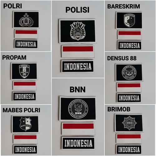 Jual Emblem/Patch Topi Tactical Logo Polisi Kamuflase - POLISI ...
