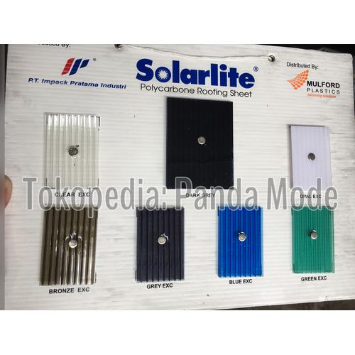 Jual SOLARLITE 5mm 5 mm kanopi atap polycarbonate - BLUE, 1 LEMBAR ...