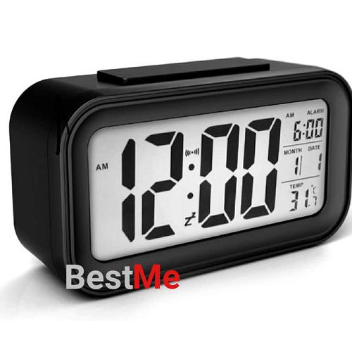 Jual Jam Meja Digital / Jam Weker / Alarm Clock - Biru, STANDARD BUBBLE ...