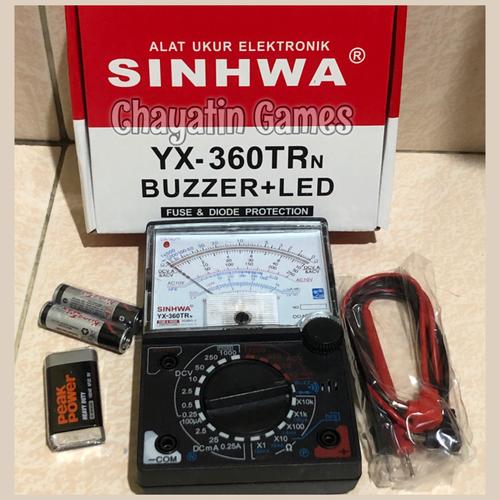 Jual Multitester Manual - Analog Type YX-360TRN Ada Buzzer & Lampu LED ...