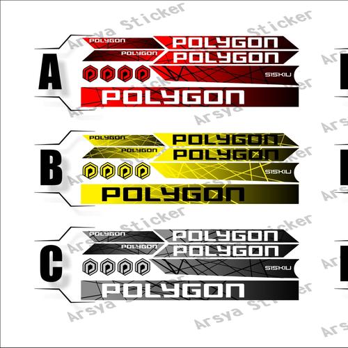 Jual Decal sticker frame sepeda polygon siskiu 1set - Kab. Sleman ...
