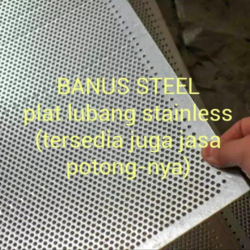 Jual Plat lubang stainless 304 1 mm x 1,2 m x 2,4 m diameter lubang 3 ...