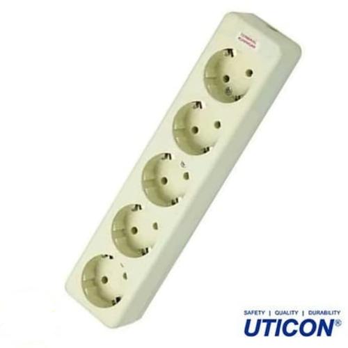 Jual Colokan Kabel UTICON 5 lubang / Stop kontak 5 Lubang Terminal Kuningan - Jakarta Barat ...