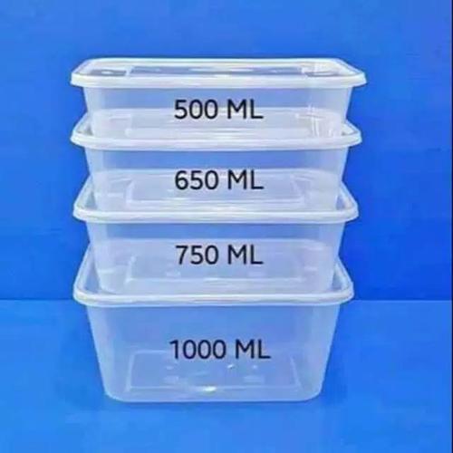 Jual DM wadah makanan plastik - plastic food container dengan tutup ...