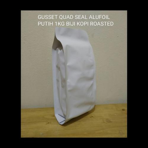 Jual Kemasan Kopi 1kg EMOTIKOPI Gusset Quad Seal Alufoil Glossy With Valve - Hitam - Jakarta ...