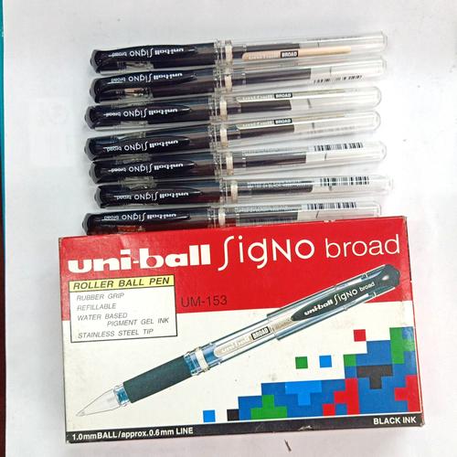 Jual Pen Boxy Uniball Signo broad waterproof warna hitam - Jakarta ...