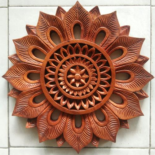 Jual Ukiran Bali Hiasan Dinding Bunga Krishna 30cm - Kota Denpasar ...