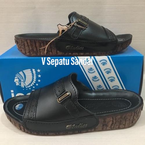 Jual Sandal pria/sloop INDIAN 437-Hitam original - Kota Bandung - V ...