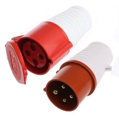 Jual Industrial plug and socket 4P 32A Set Plug Socket 4pin 32Amp ...