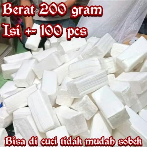 Jual TISSUE BISA DICUCI BERULANG KALI TISU MULTIFUNGSI REUSABLE 200GR ...