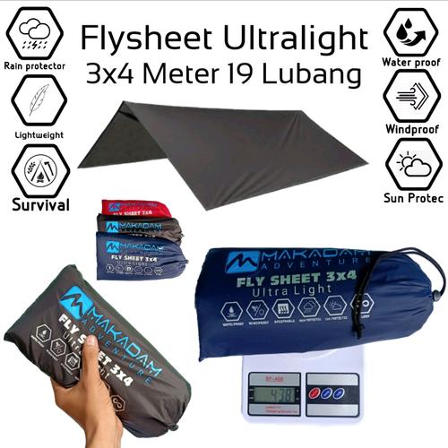 Jual flysheet tenda 3x4 meter ultralight waterproof - Jakarta Barat ...