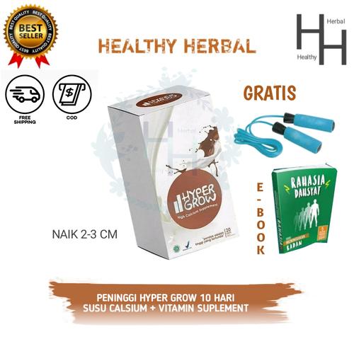 Jual PENINGGI BADAN HYPER GROW UP CALSIUM + VITAMIN SUPLEMENT PAKET 10 ...