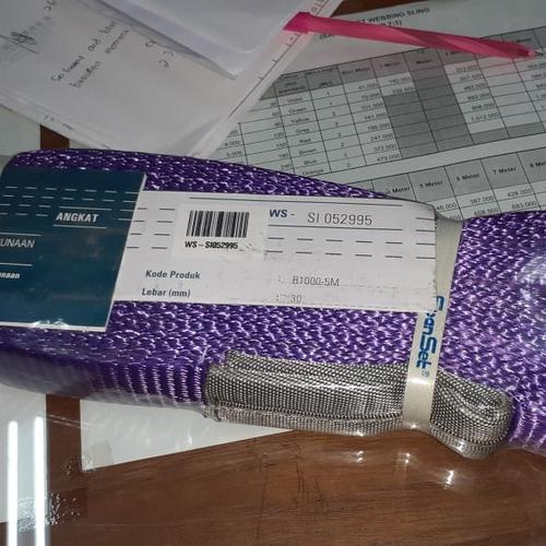 Jual Webbing Sling Spanset 1 Ton x 12 M x 3 cm Seling Kain Spanset ...