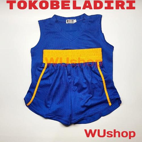 Jual Seragam Muaythai pertandingan uniform muay thai baju celana - Biru ...