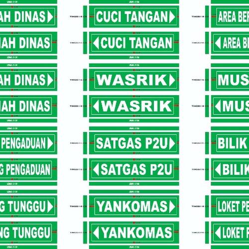 Jual Rambu petunjuk arah 2 sisi - Jakarta Barat - sentral safety sign ...