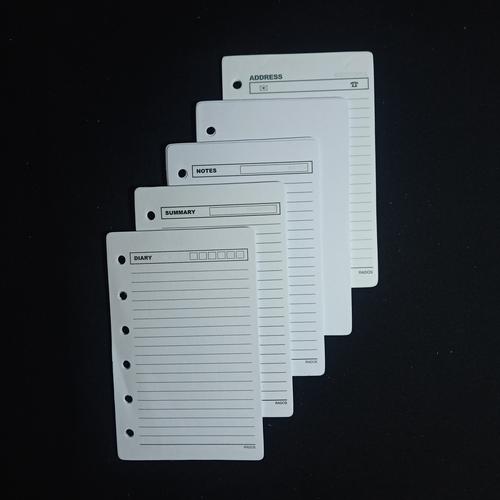 Jual Refill Rados Organizer A7 Isi Binder / Time planner - Kota ...