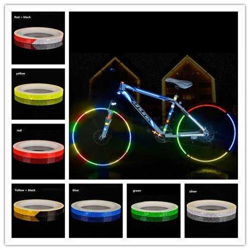 Jual Stiker Sepeda ban sepeda MTB Bike 800x1CM menyala malam hari lampu ...