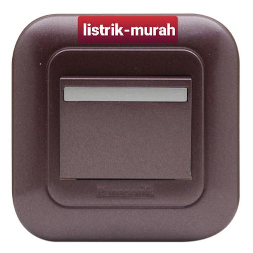 Jual Panasonic WEJ78029 MRE + WEJ5542 MRE Merah Maron Saklar Tunggal ...