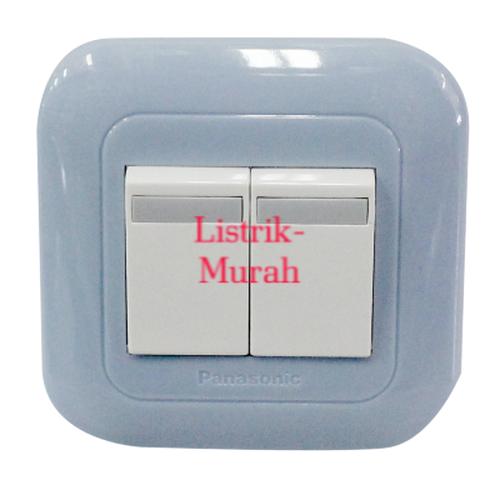 Jual Panasonic WEJ78029 TL + WEJ5532 (2) Biru Blue Saklar Seri Ganda ...