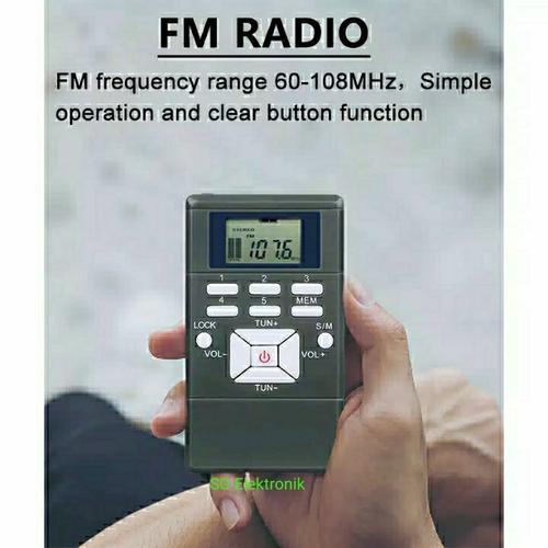 Jual Radio FM Mini Portabel Layar LCD - Jakarta Pusat - SG Elektronik ...