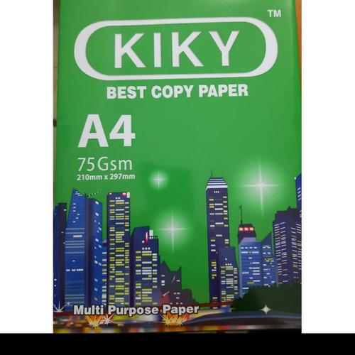 Jual kertas a4 75gr Kiky /rim - Jakarta Selatan - Kenzie Stationery ...
