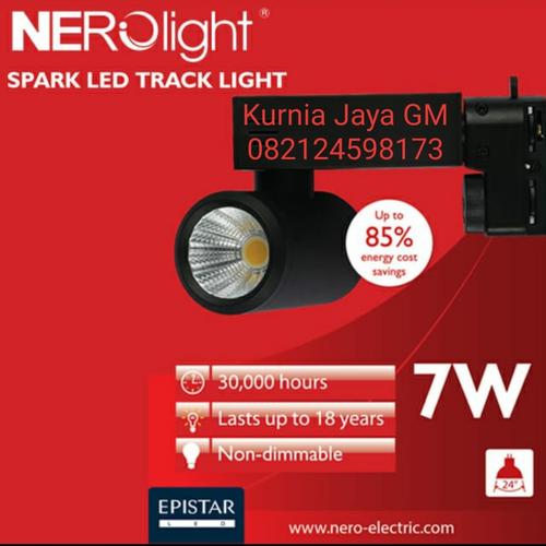 Jual NeroLight SPARK Led Track Light 7watt / Lampu Sorot Rell 7watt ...
