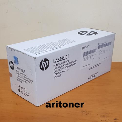 Jual Toner catridge hp laserjet cf360xc black dan color original ...