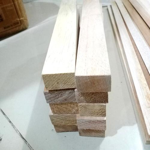 Jual Kayu Balsa balok Block balsa strip 25mm x 70mm x 60cm kayu maket ...