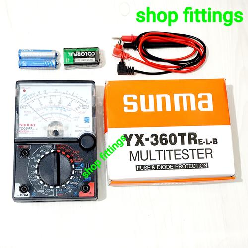 Jual MultiTester MURAH SUNWA YX 360TR Multi Tester Avometer Analog ...
