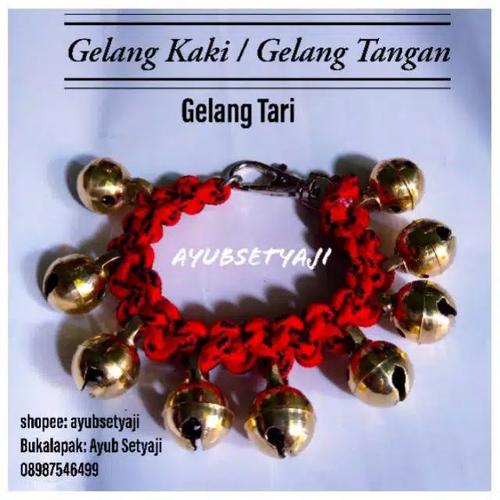 Jual Gelang Kaki Penari Gelang Tangan Lonceng Kuningan Tari ...