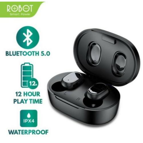 Jual Headset Bluetooth ROBOT T20 / Earphone Wireless Airbuds - Jakarta ...