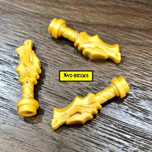 Jual LEGO PARTS 6224825 Weapon - Sword Handle with Dragon Head Warm ...