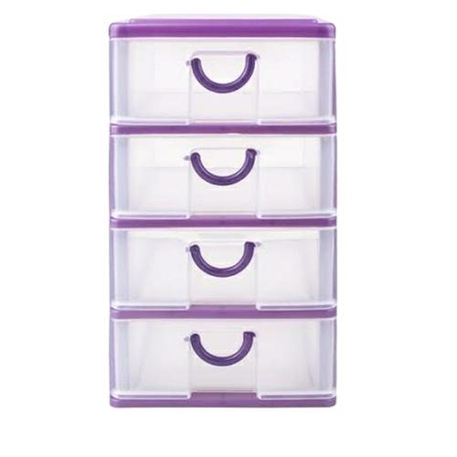 Jual Victory Drawer Laci Mini Susun 4 Plastik Awet Kuat Tebal Premium ...