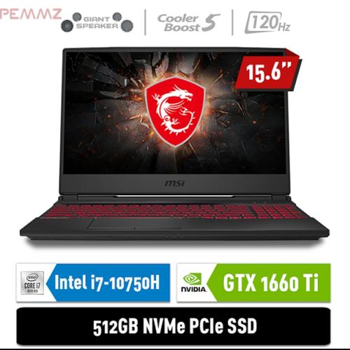 Jual MSI Laptop Gaming GL65 10SDR-217ID Leopard Intel 10th gen-i7 ...