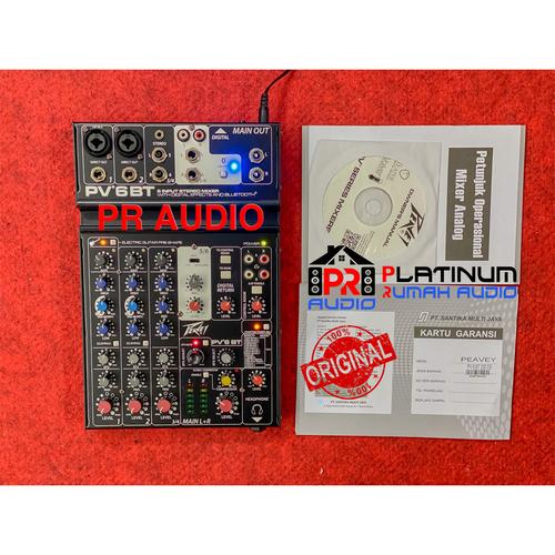Jual Mixer Audio PEAVEY PV6BT / PV 6BT / PV6 BT PV 6 BT ORIGINAL ...