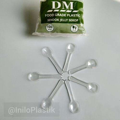 Promo Sendok jelly bening DM / sendok pudding/ Sendok Ice Cream @1 pack ...