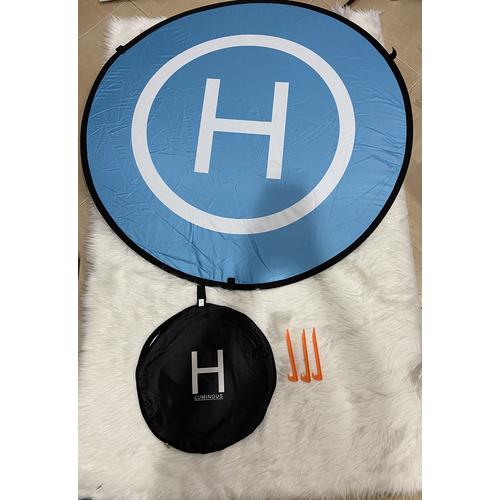 Jual Luminous Landing Pad Drone - 110cm Orange & Blue Parking Apron ...
