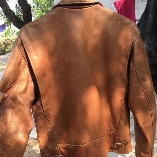 Jual Jaket kulit schott 101 made USA size 40 brown - Kota Depok - Rugged96 | Tokopedia