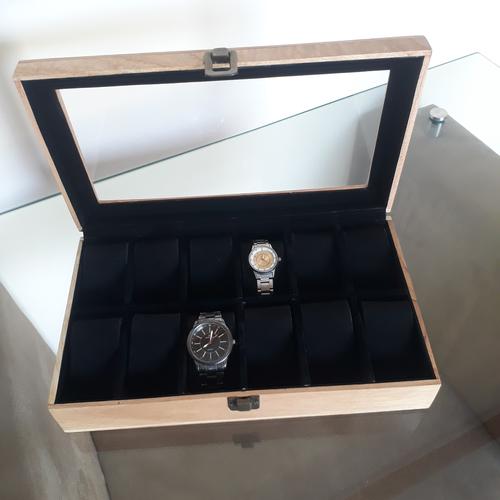 Jual Box Jam-Kotak Jam-Tempat Jam Tangan Isi 12 Dari Kayu - Kab. Bantul ...